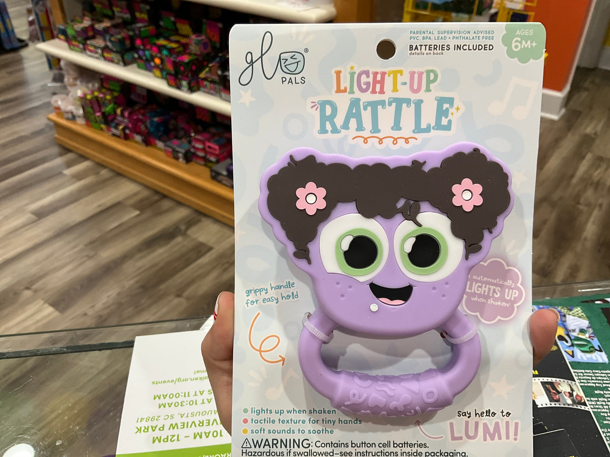 Glo Pals: Light Up Rattle – Orange Otter Toys