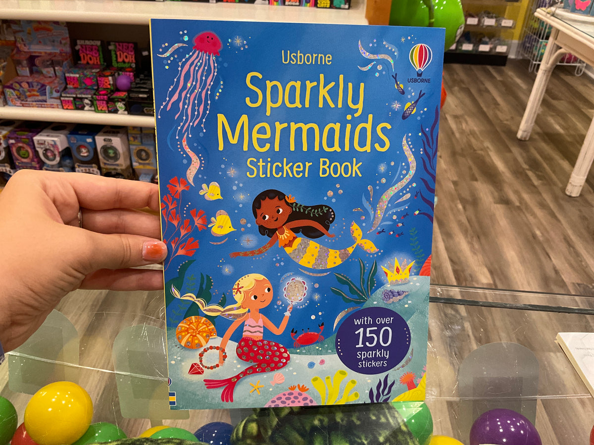 Sparkly mermaids sticker book – Orange Otter Toys