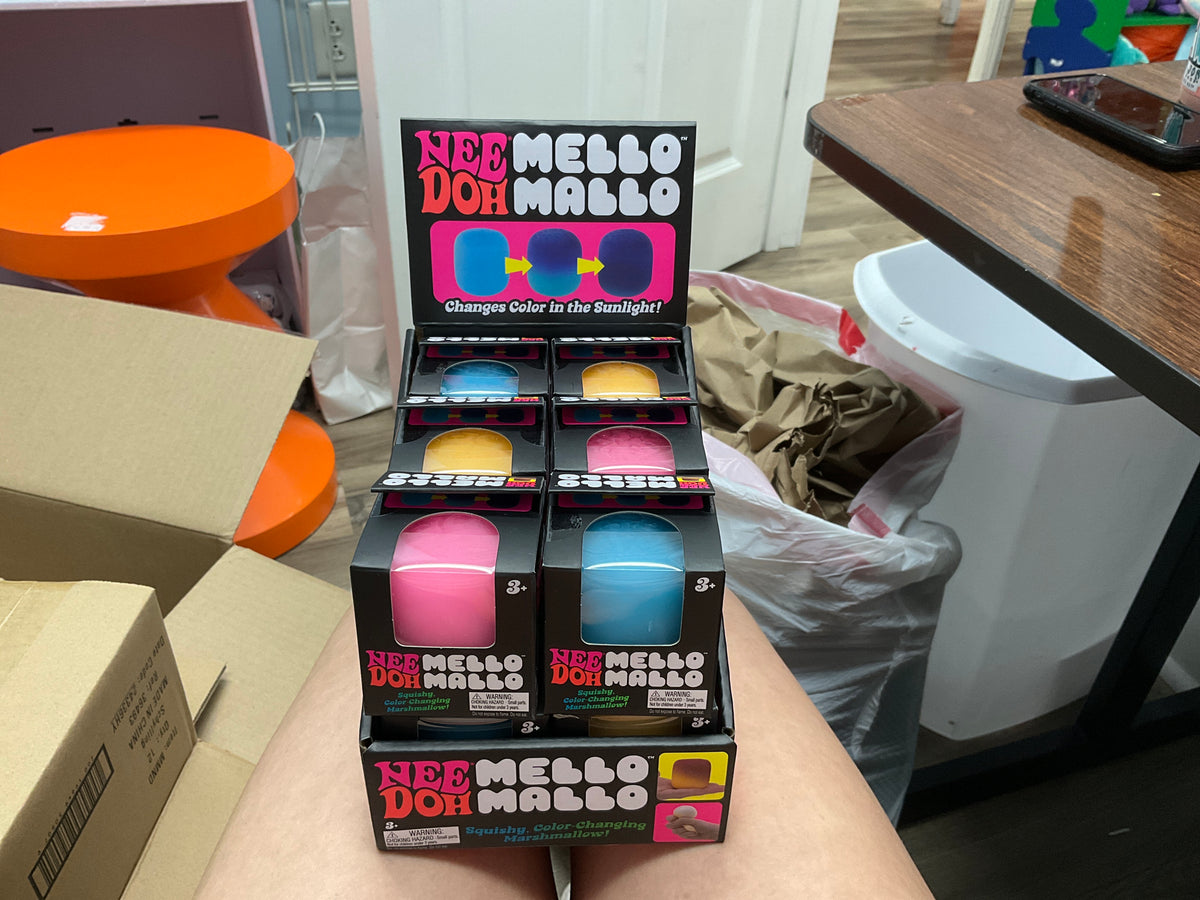 Needoh Mello Mallo – Orange Otter Toys