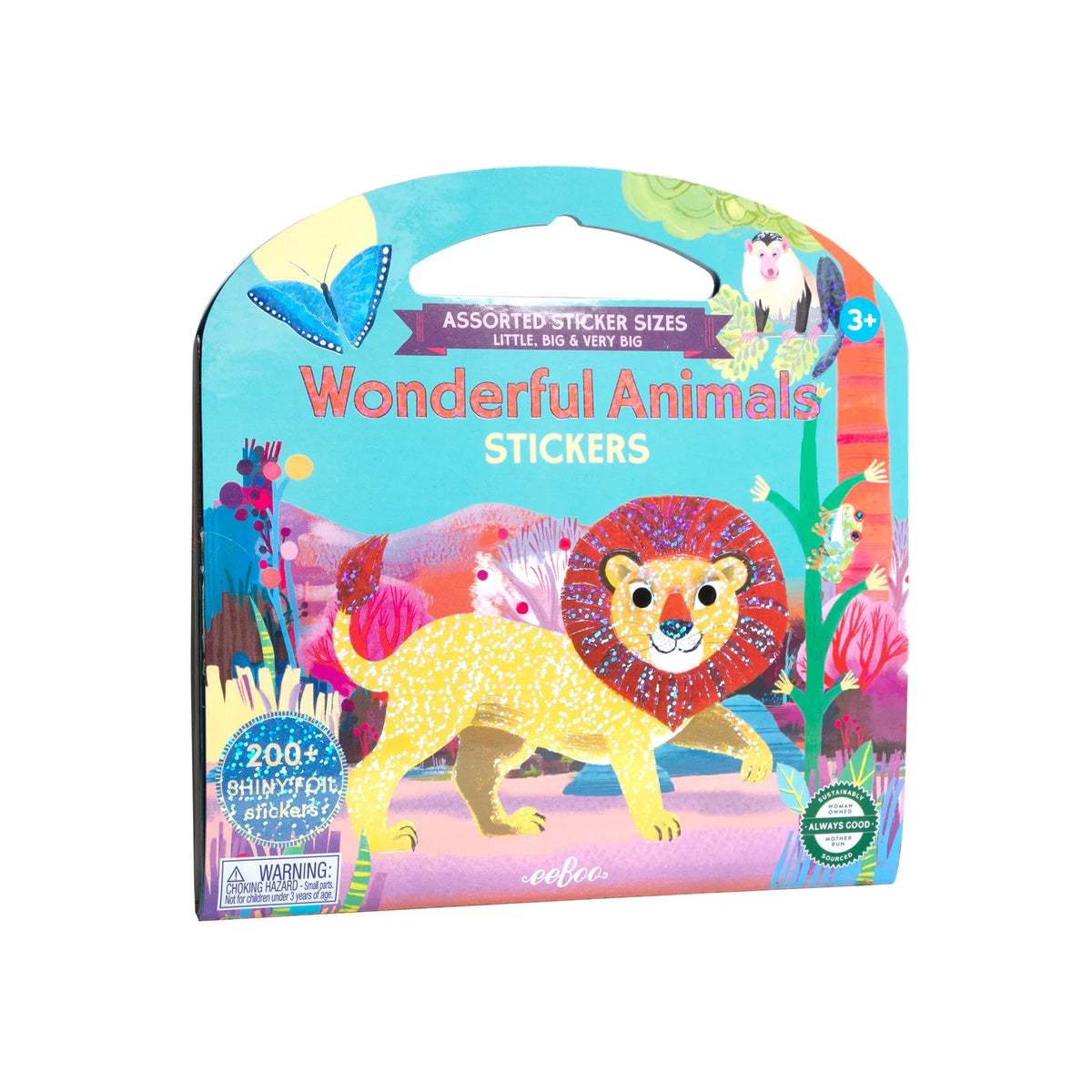 Wonderful Animals Shiny Stickers – Orange Otter Toys