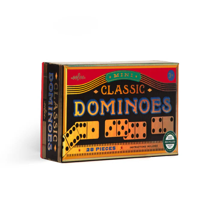 Mini Classic Dominos: Holographic – Orange Otter Toys