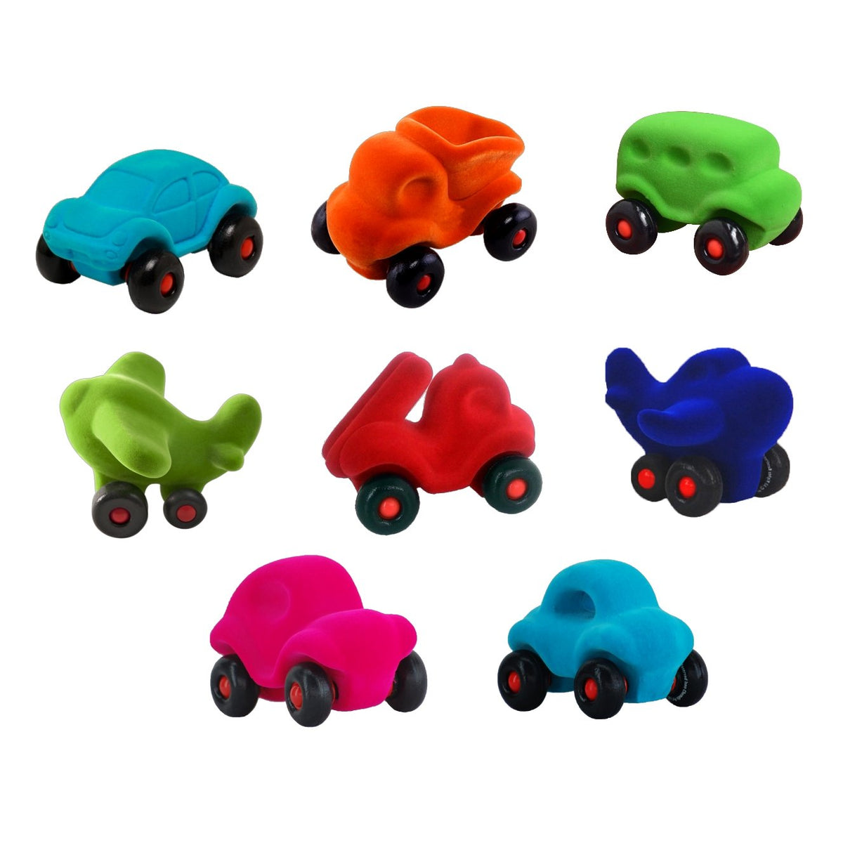 Rubbabu Assorted vehicles on wheels – Orange Otter Toys